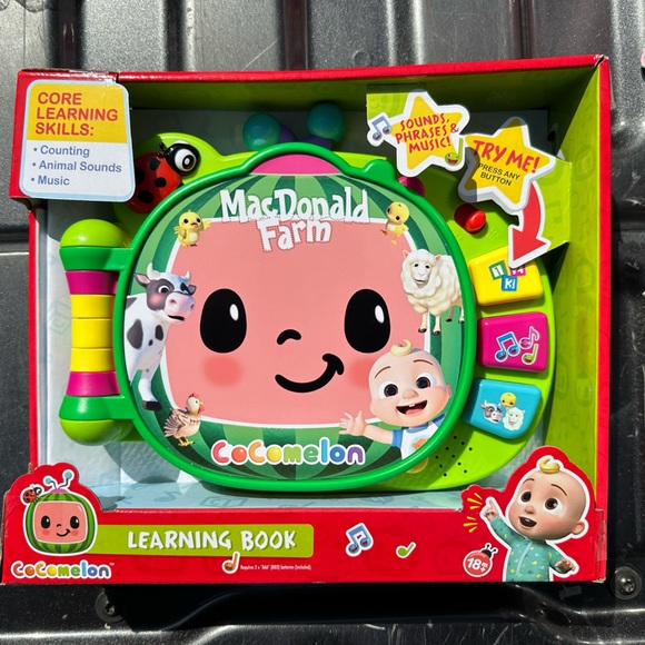 CoComelon | Toys | Cocomelon Learning Book Interactive Toy For Toddlers ...